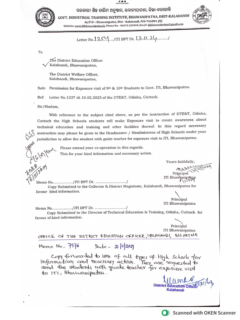 Exposure Visit of 9th & 10th Student | PDF