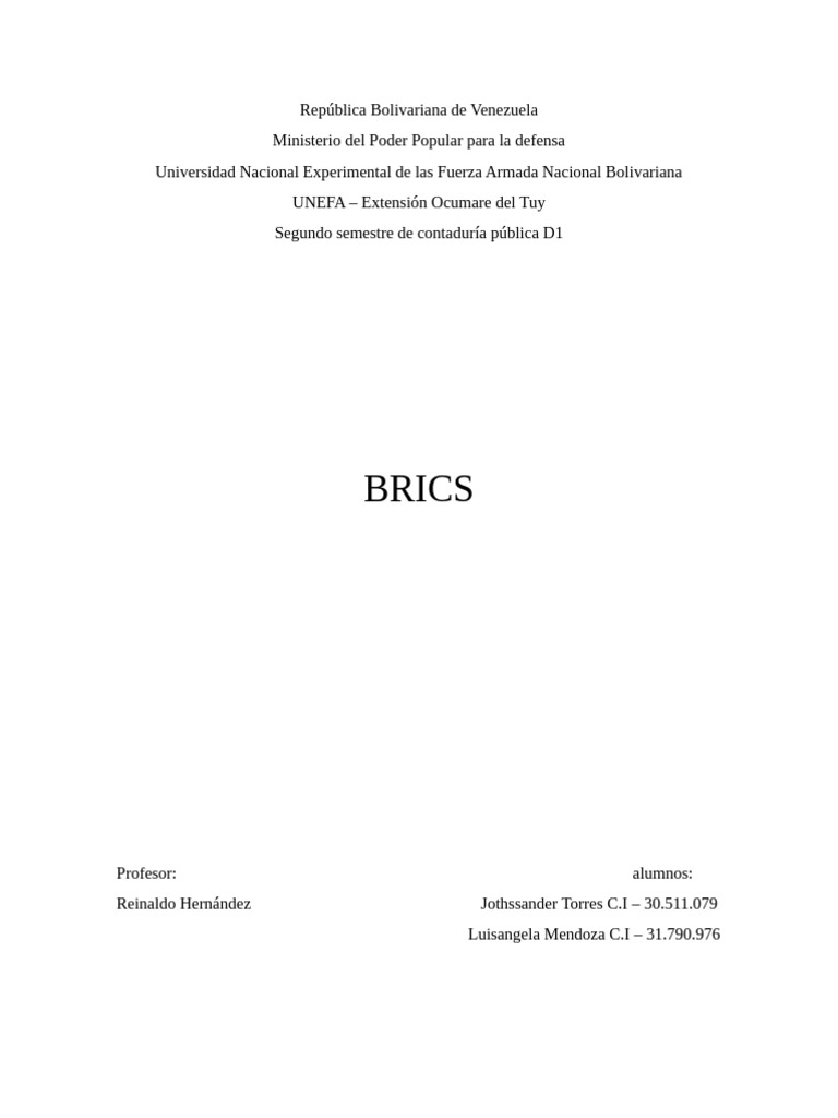 BRICS Informé | PDF | Informática