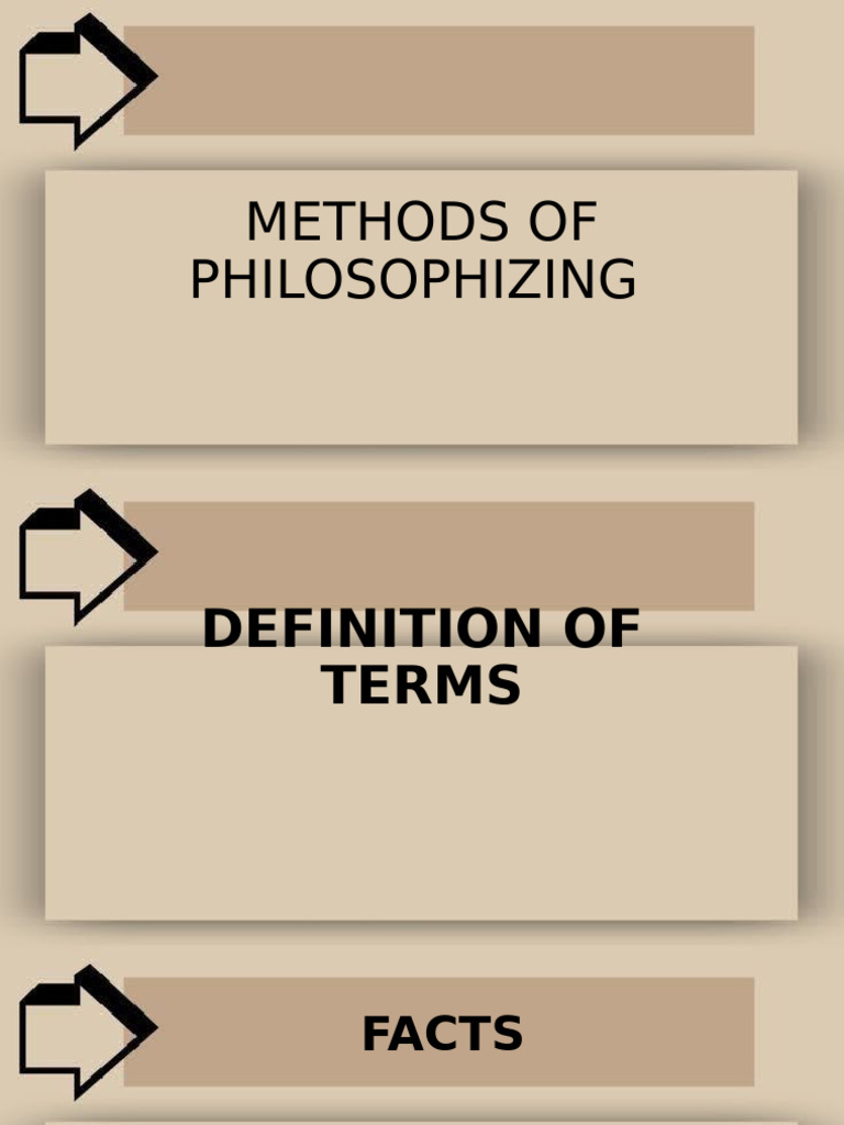Methods of Philosophizing | PDF | Truth | Reality