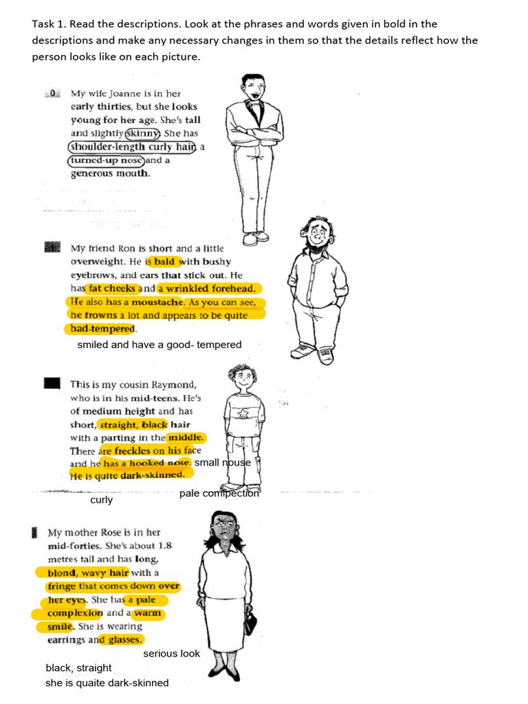 Appearance - Clothes Homework 1 | PDF