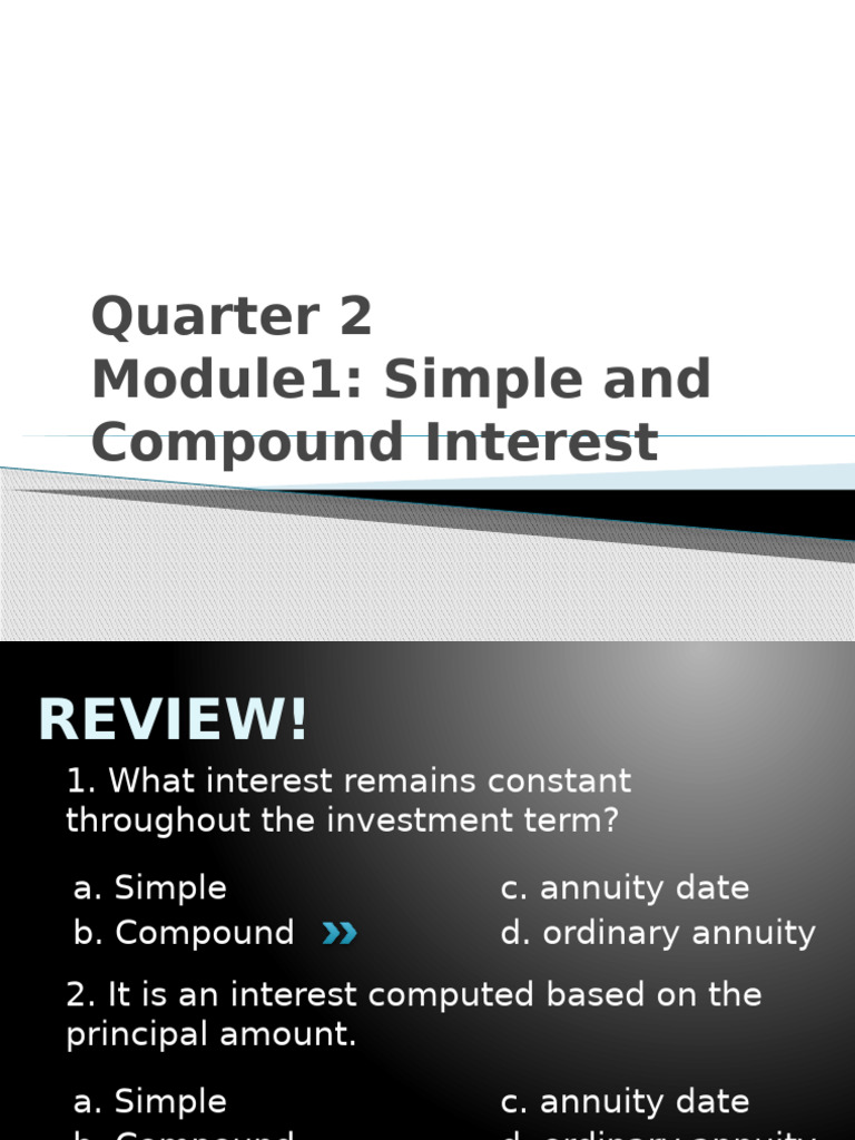 Simple & Compound Interest Guide | PDF | Interest | Compound Interest