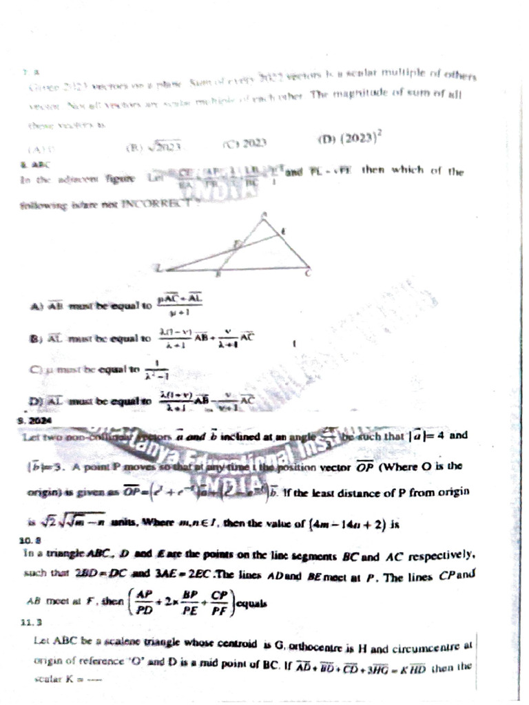 VECTORS 1 | PDF | Classical Geometry | Analytic Geometry