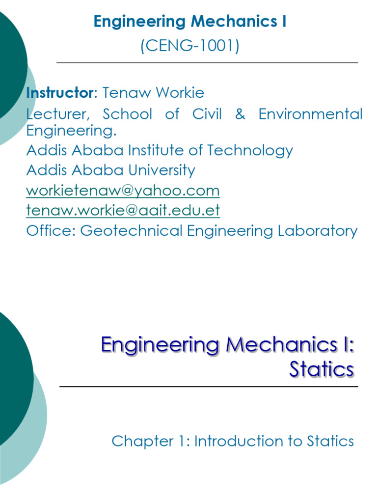 chap1_introduction(1) | PDF | Force | Euclidean Vector