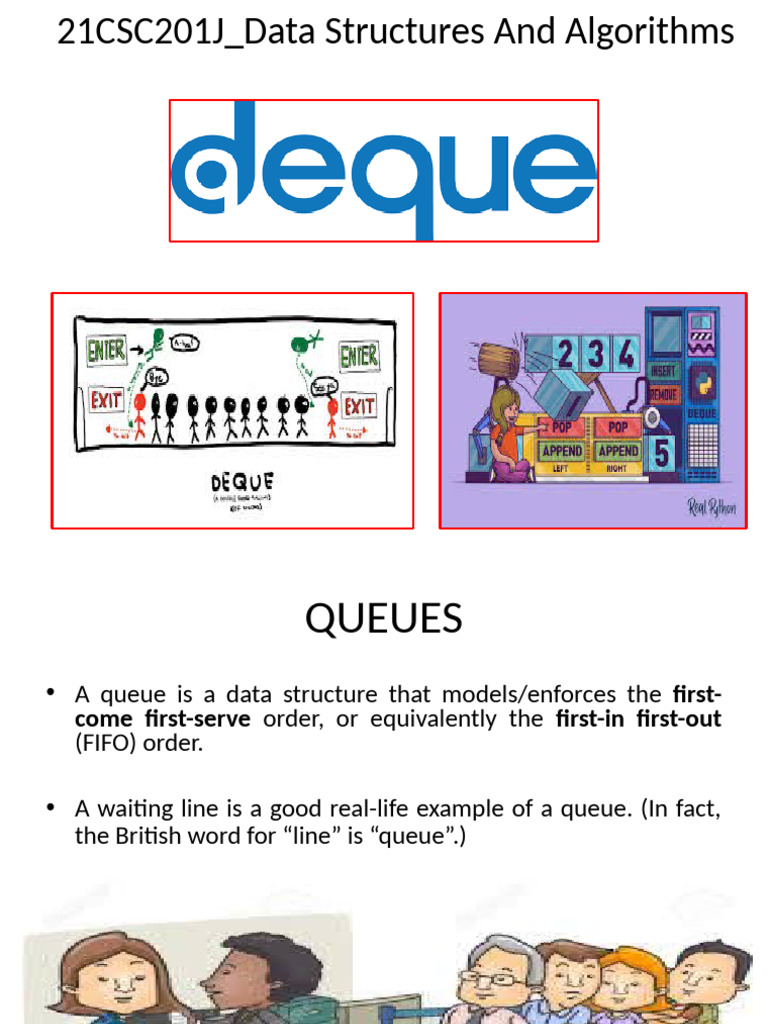 Unit Iii Double Ended Queue Pdf Queue Abstract Data Type Computer Engineering