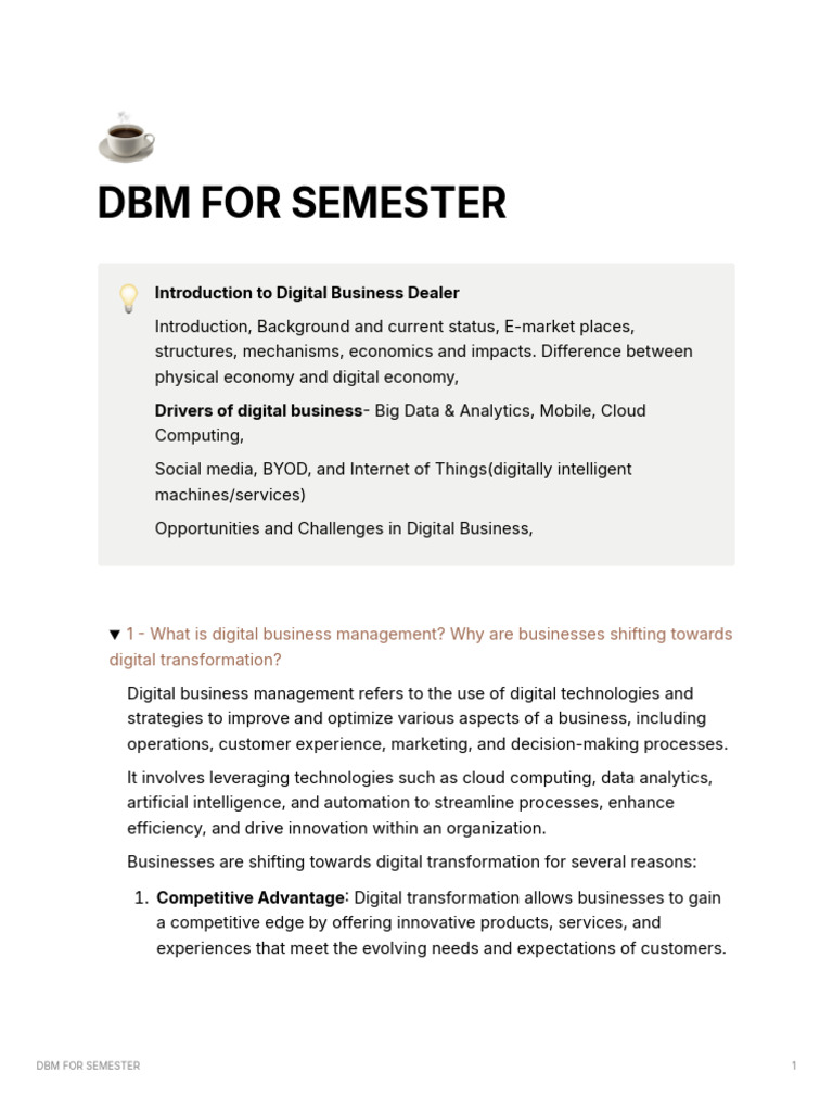 DBM FOR SEMESTER 00573e84212b4efc992a4925c54cb8b9 | PDF | Internet Of ...