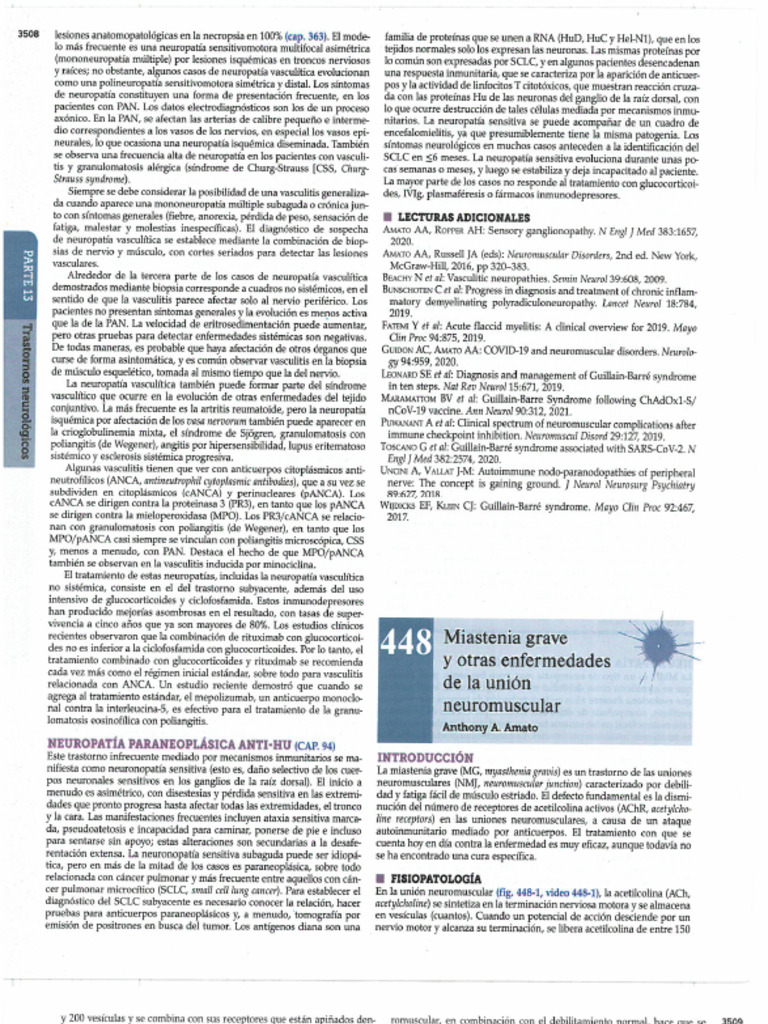 Miastenia Grave Harrison 21 | PDF