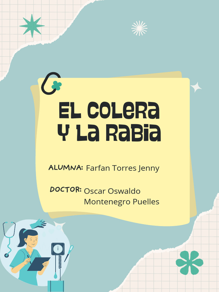 Causas y Prevención del Cólera y Rabia | PDF | Rabia | Causas de la muerte