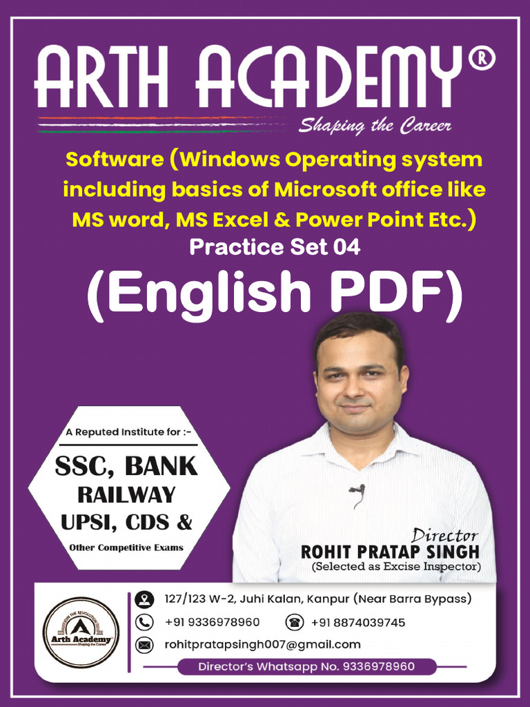 Software Windows Operating System Including Basics of Microsoft | PDF | Microsoft Word ...