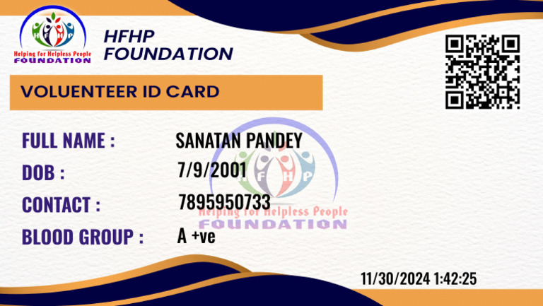 Sanatan Pandey Id Card | PDF