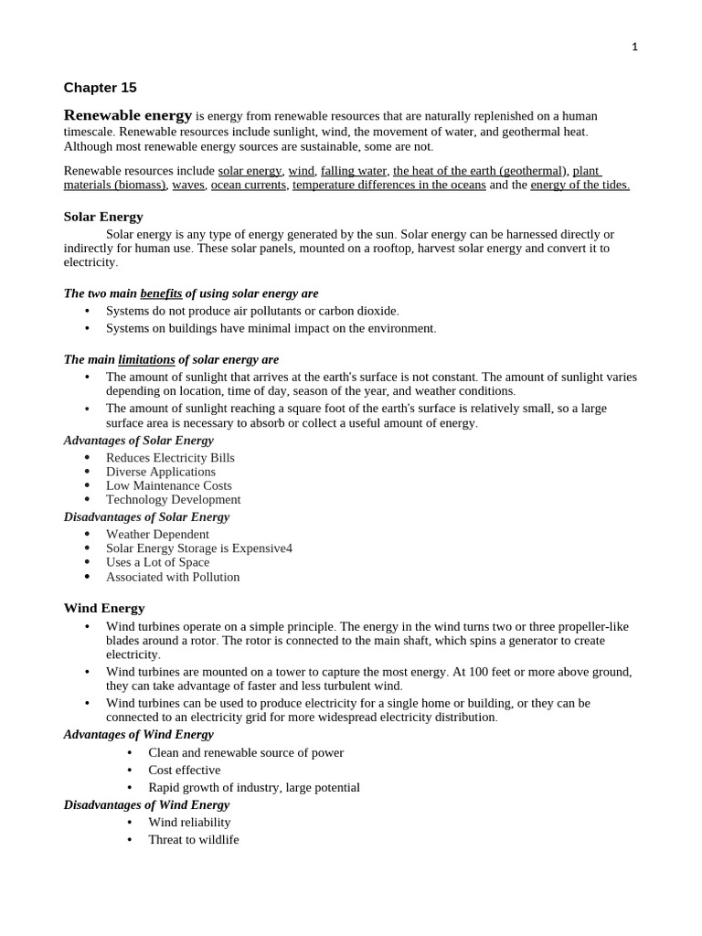 STS 10 Chapter 15 | PDF | Renewable Energy | Energy Development