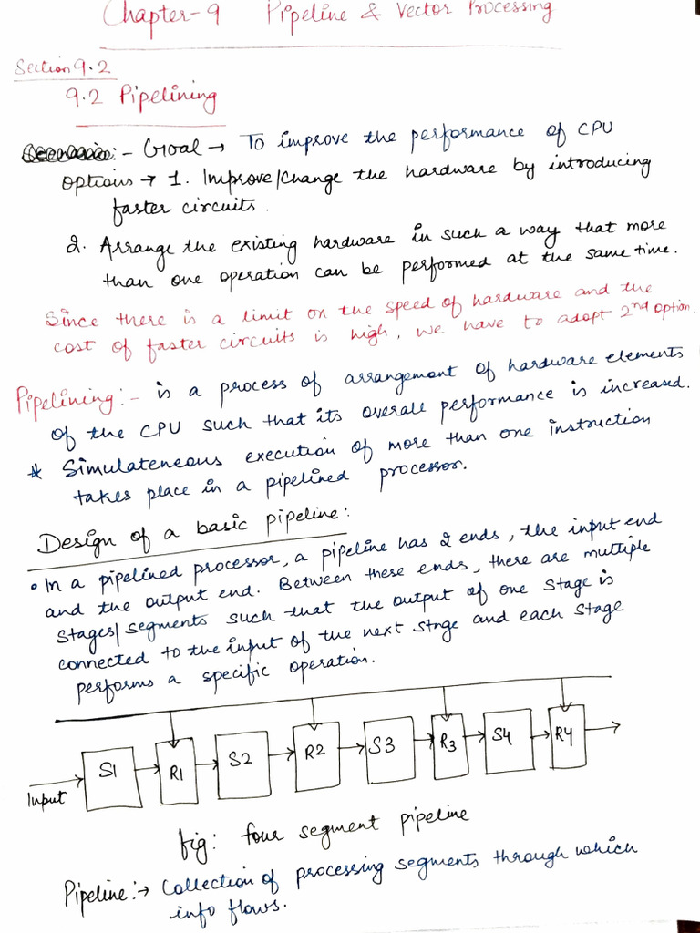 Chapter 9 Pipeline | PDF | Digital Electronics | Computer Engineering