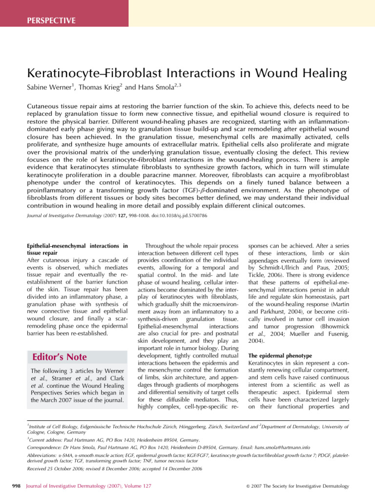 1-s2.0-S0022202X15333820-main | PDF | Wound Healing | Fibroblast