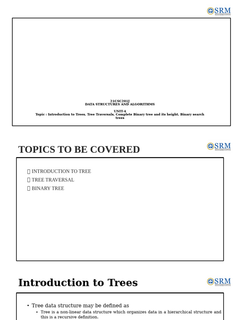 Unit-4 Tree TT BT BST | PDF | Theoretical Computer Science | Algorithms And Data Structures