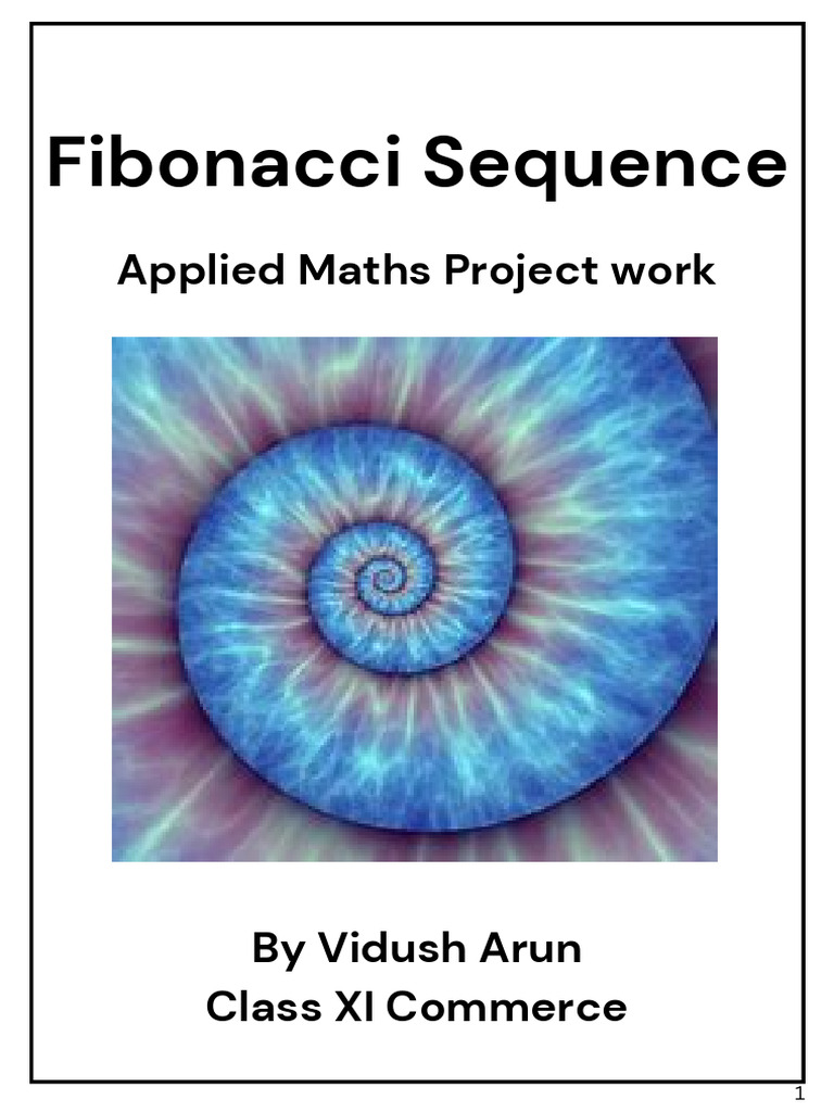 Fibonacci Sequence Applied Maths | PDF | Sequence | Mathematics