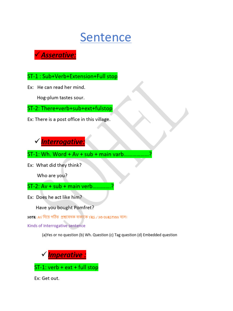 Sentence | PDF