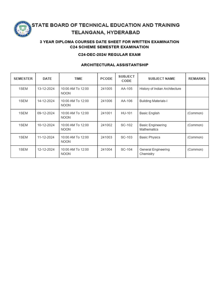 C24-DEC-24 I SEm exam | PDF | Engineering | Computing