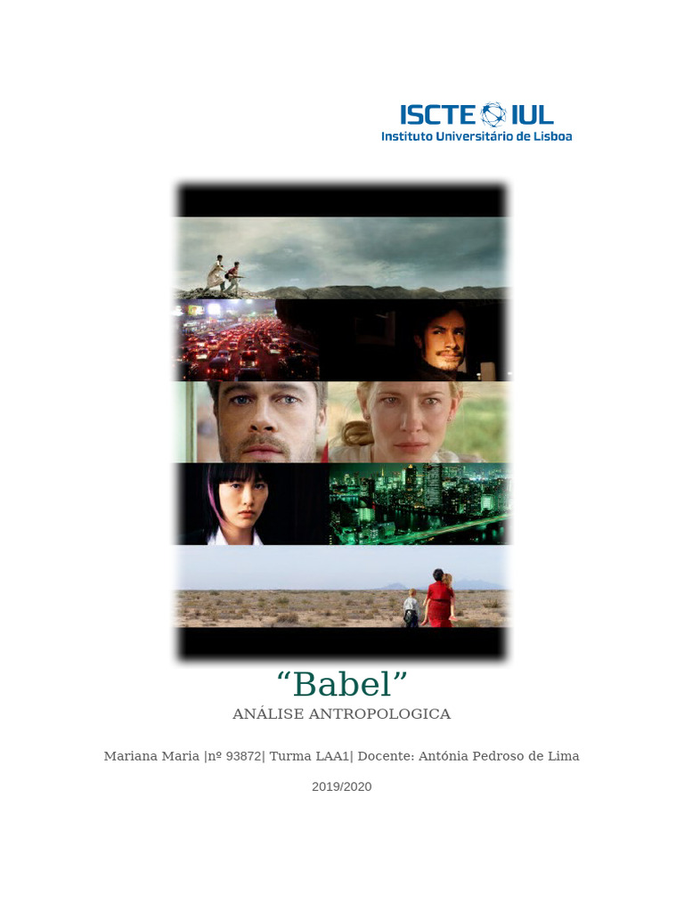 Análise do Filme "Babel" | PDF | Família | Marrocos
