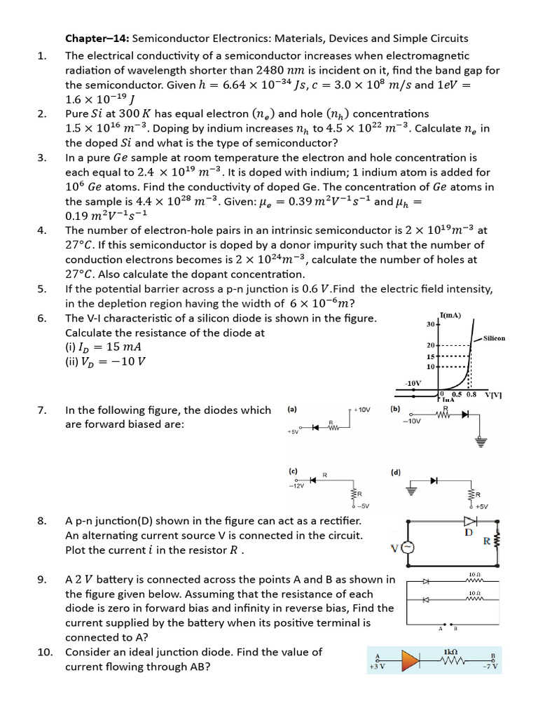 Semiconductors | PDF | Doping (Semiconductor) | Semiconductors