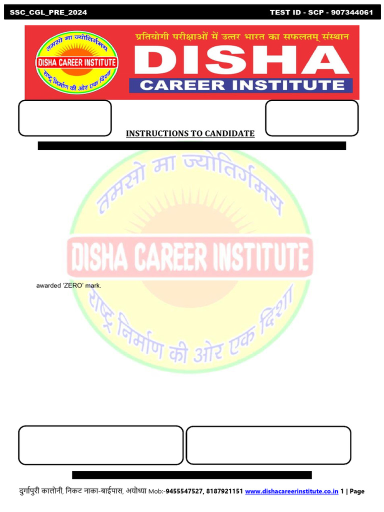 SSC CGL Pre 02 (Eng Ques) - 1 | PDF