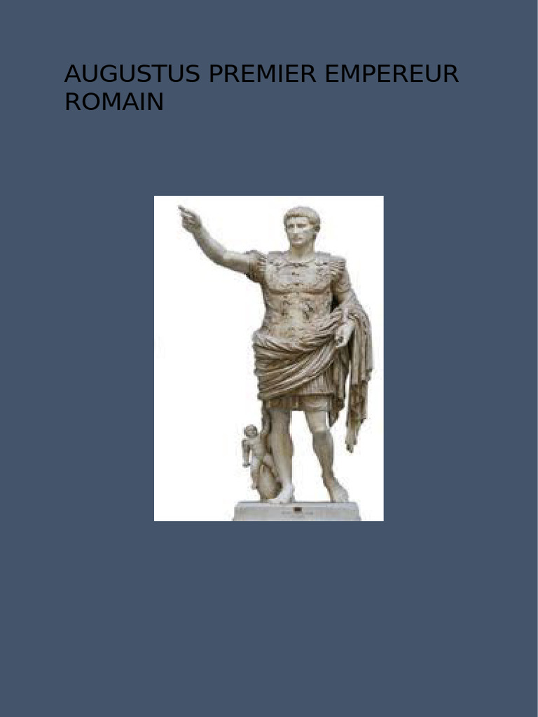 Augustus Premier Empereur Romain | PDF