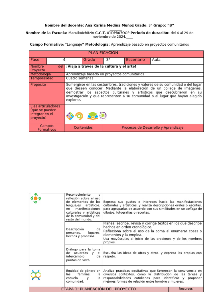 Lengua Jes | PDF | Evaluación | Collage