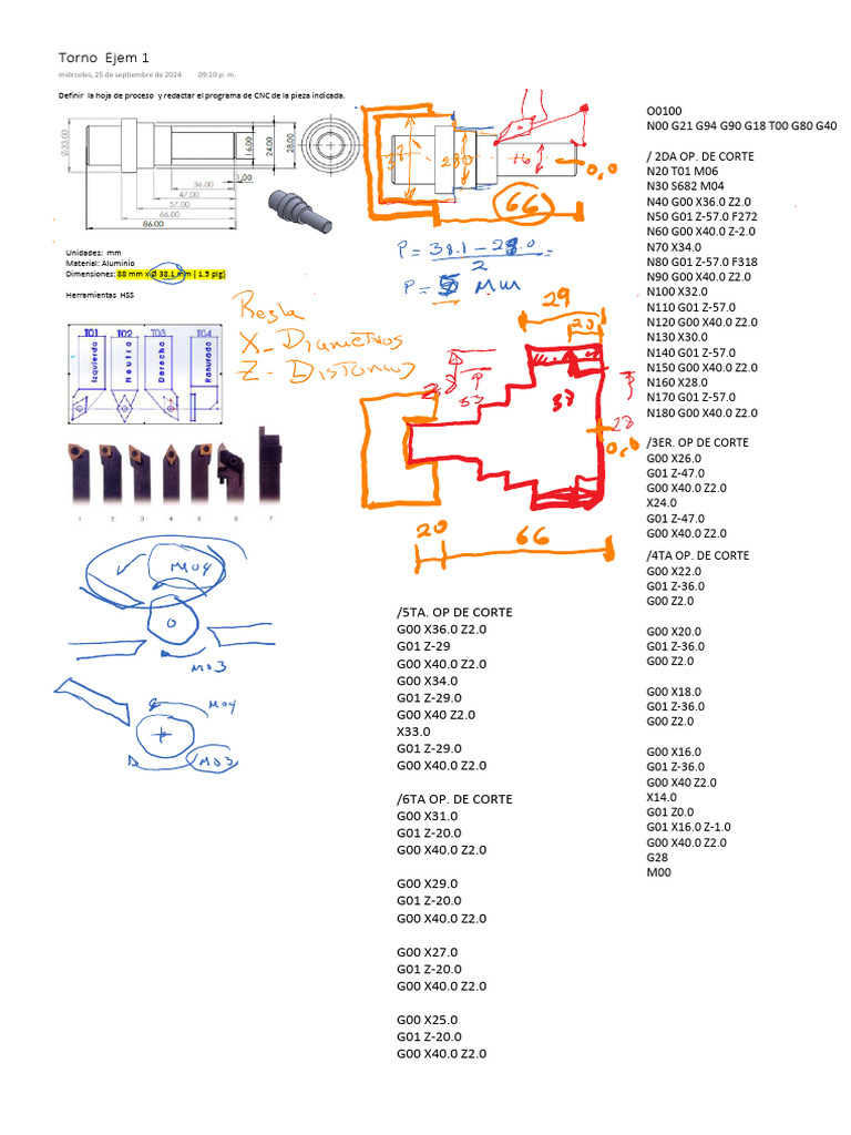 Programa CNC para Aluminio | PDF