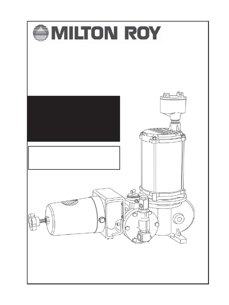 Manual Bomba Milton Roy | PDF | Alternating Current | Electrical Connector