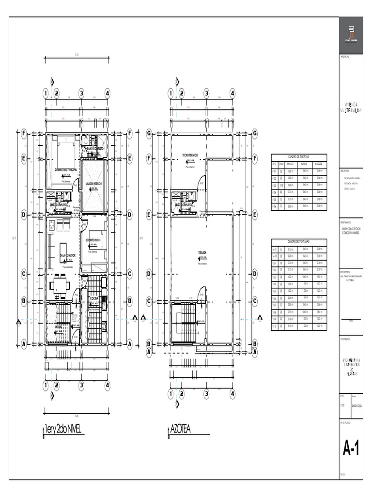 Plano Arquitectónico Arequipa | PDF