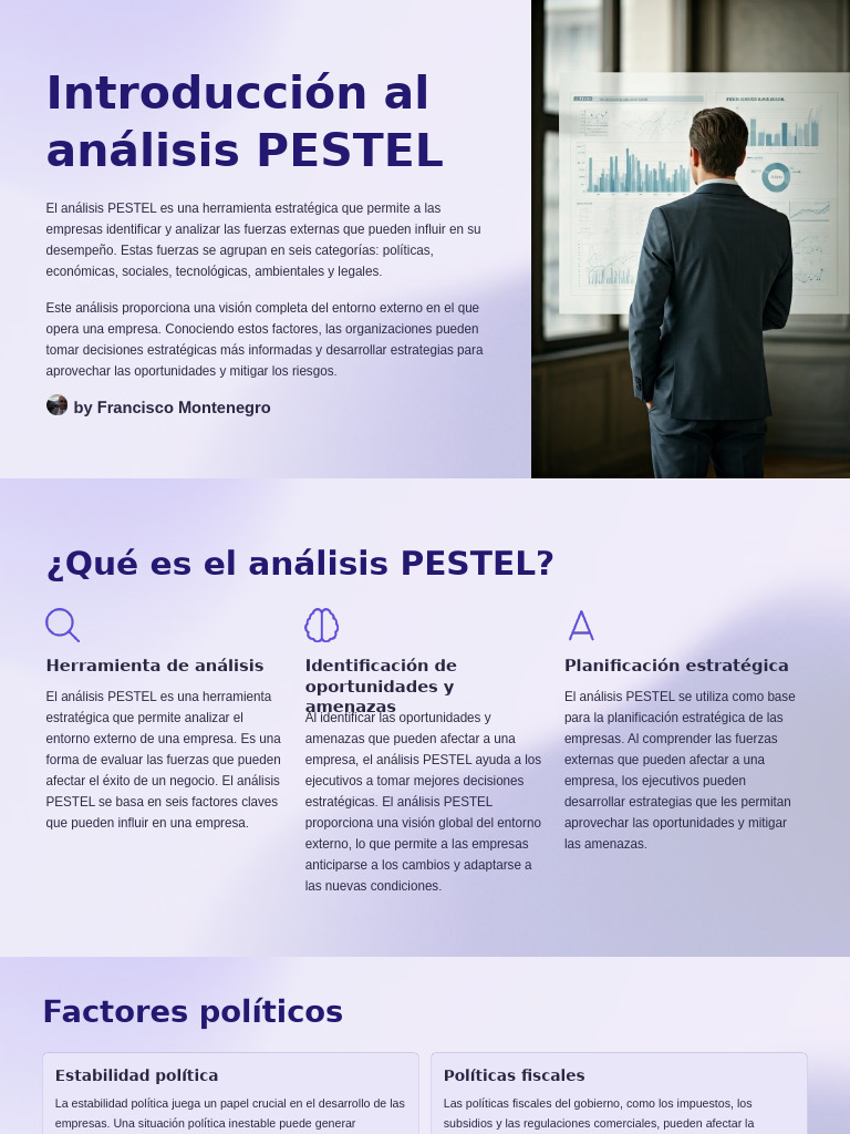 Análisis PESTEL: Estrategia Empresarial | PDF | Business | Inflación