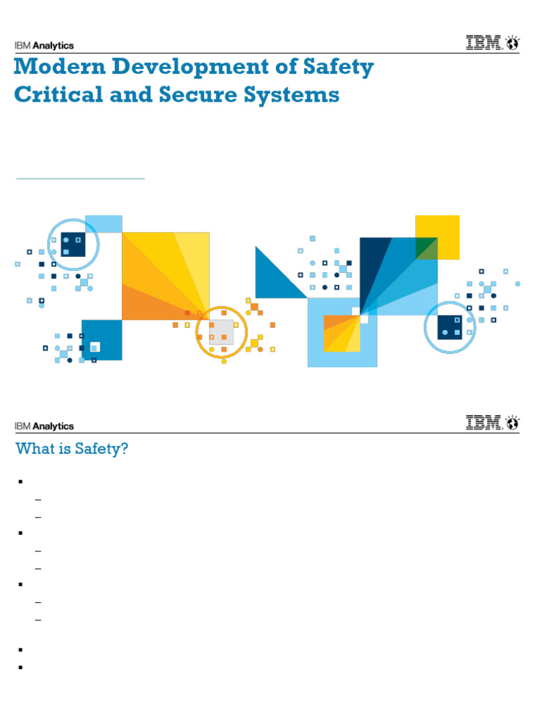 Safety Analysis For Embedded Systems Development-1hr | PDF | Safety | Systems Engineering