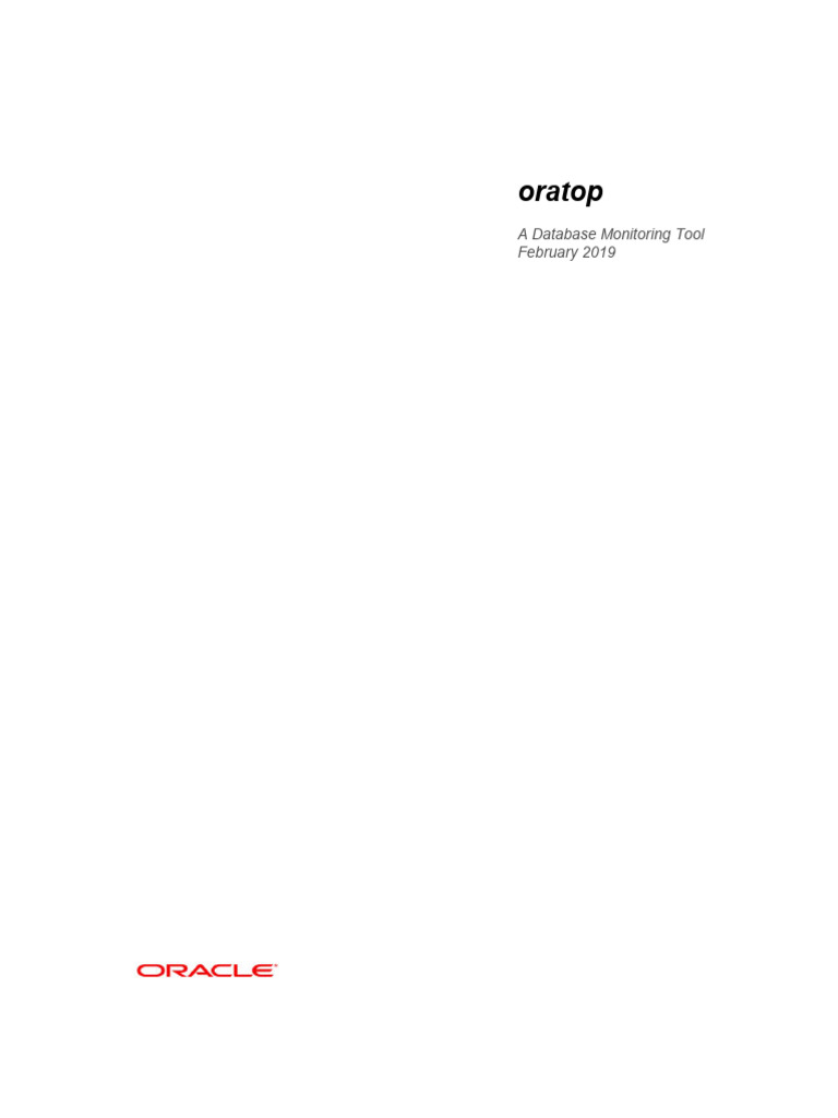 oratop16.5.1 (1) | PDF | Command Line Interface | Databases