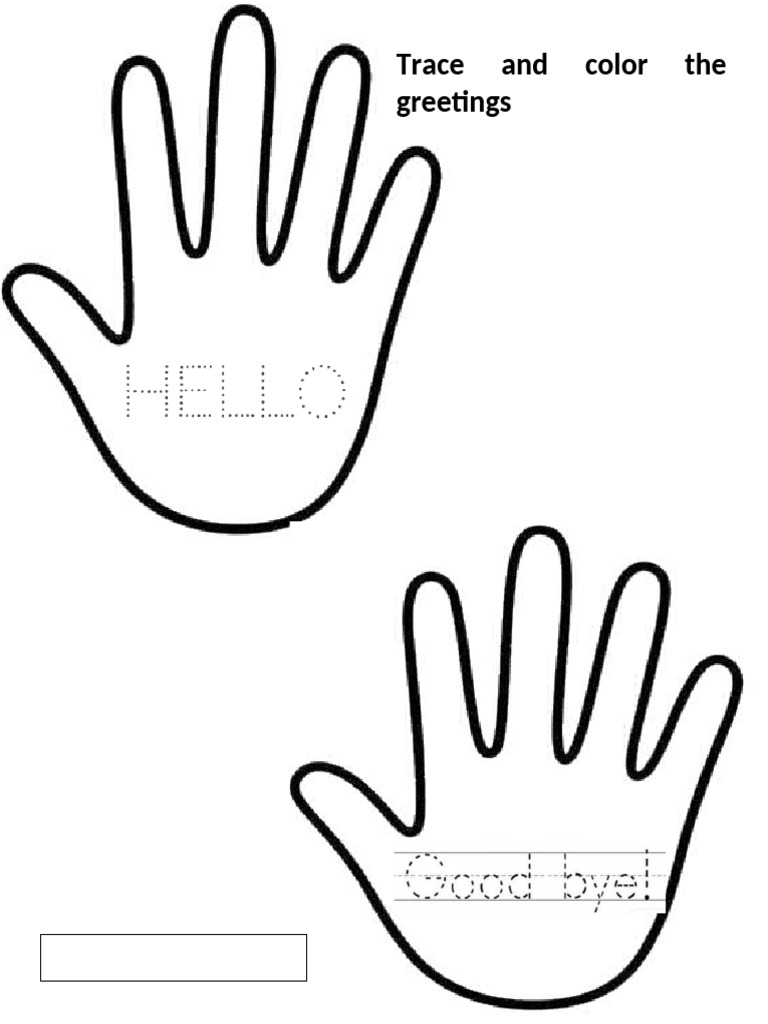 Kindergarten Hello and Goodbye Song | PDF