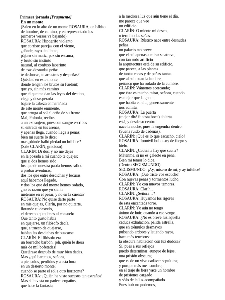 Texto. Primera jornada | PDF