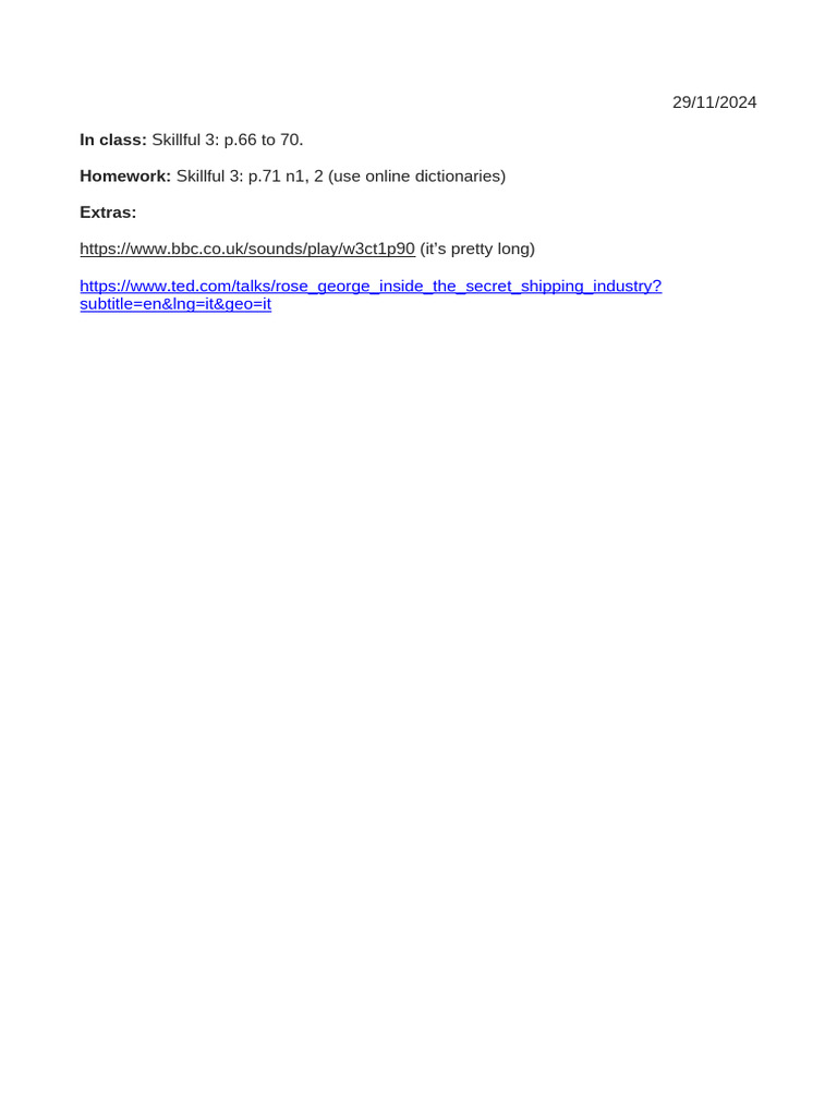 Lesson 9 Homework Extras | PDF