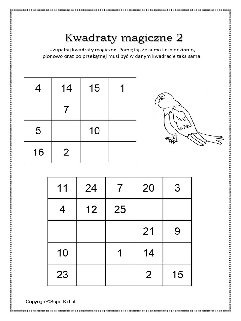 Kwadraty magiczne 2 | PDF