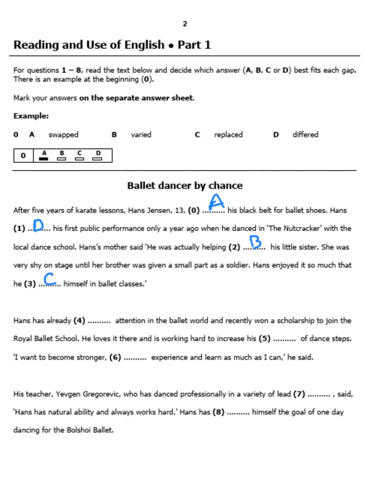 Toddle - FCE Sample Question Paper | PDF | Educational Assessment And ...