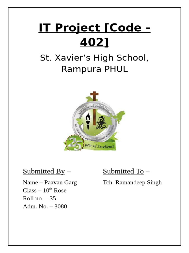 Paavan Garg Main Proect Pdf
