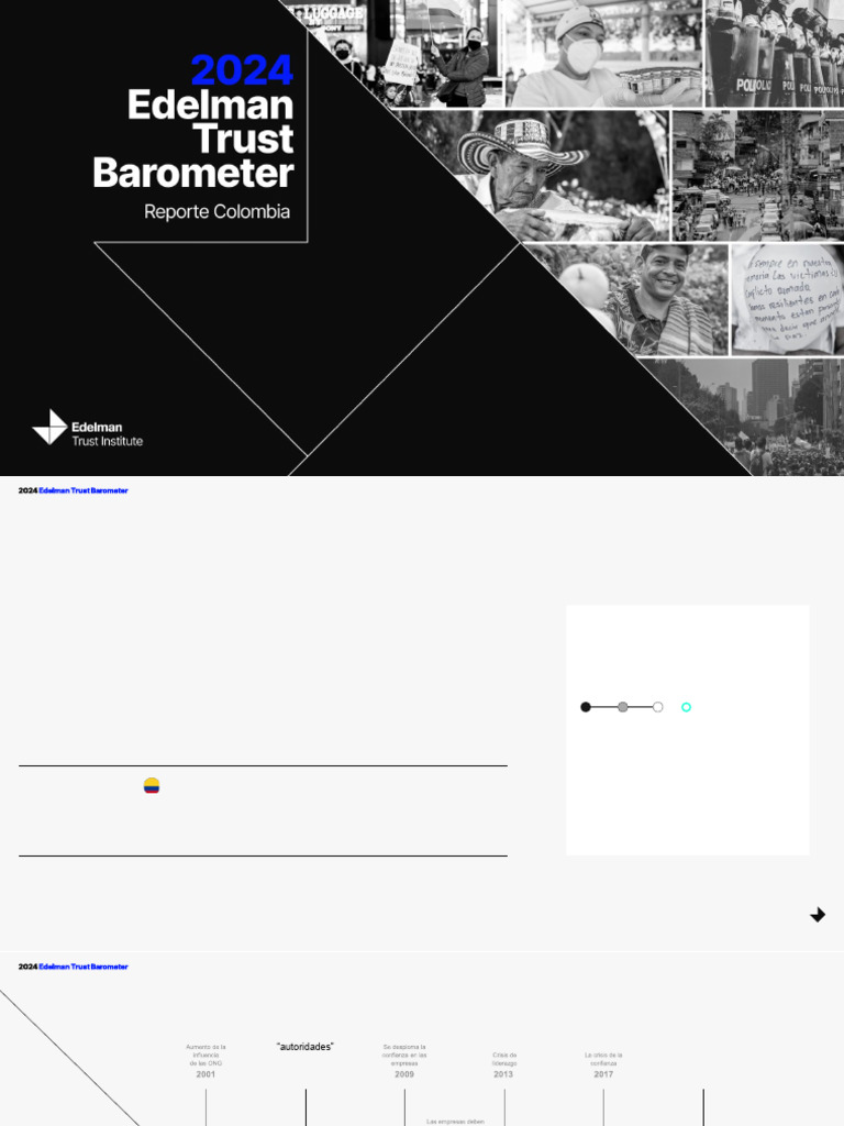 2024 Edelman Trust Barometer Colombia | PDF | Margen de error | Colombia