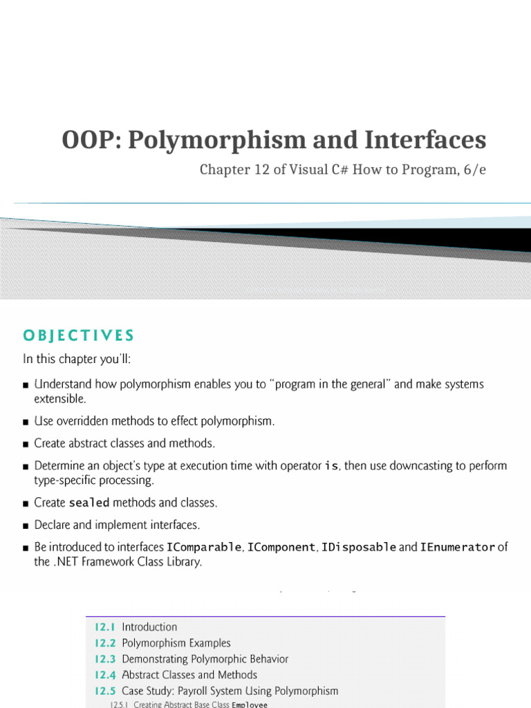 vcsharphtp6_12 | PDF | Class (Computer Programming) | Inheritance (Object Oriented Programming)