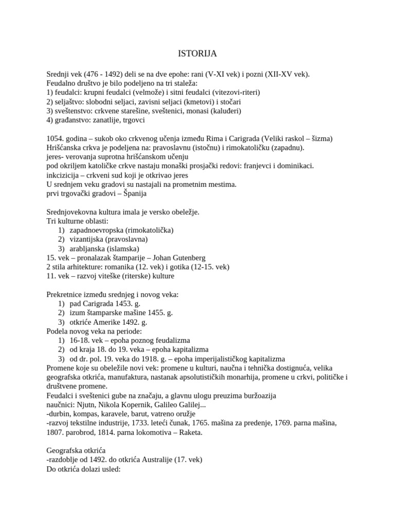 Istorija | PDF
