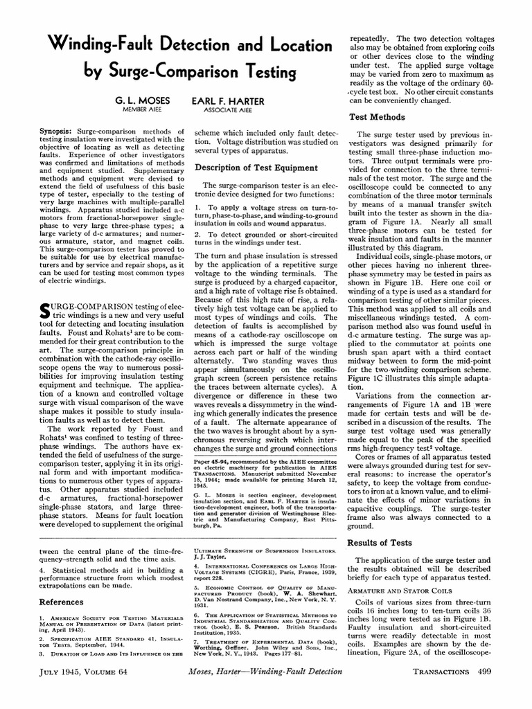 surget test theory | PDF | Electric Motor | Inductor