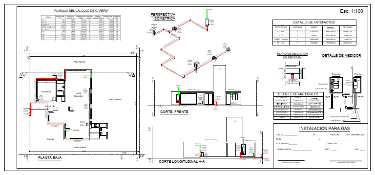 Plano Modelo - Gas | PDF