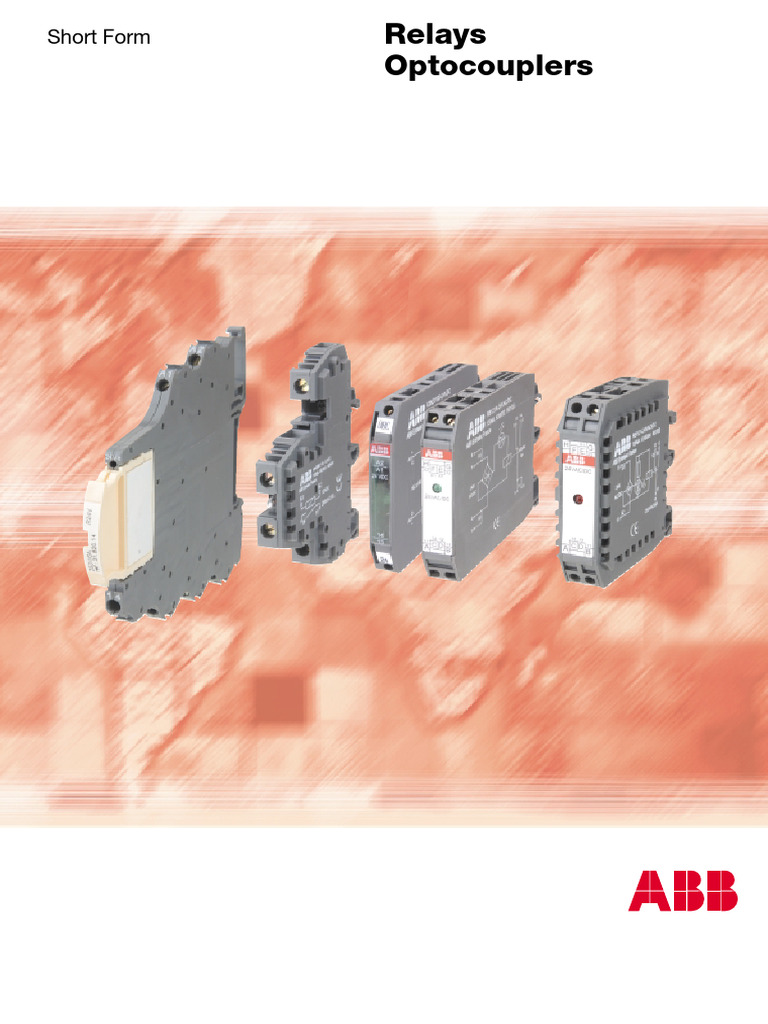 RELÉS OPTICOS_ABB | PDF | Alternating Current | Relay