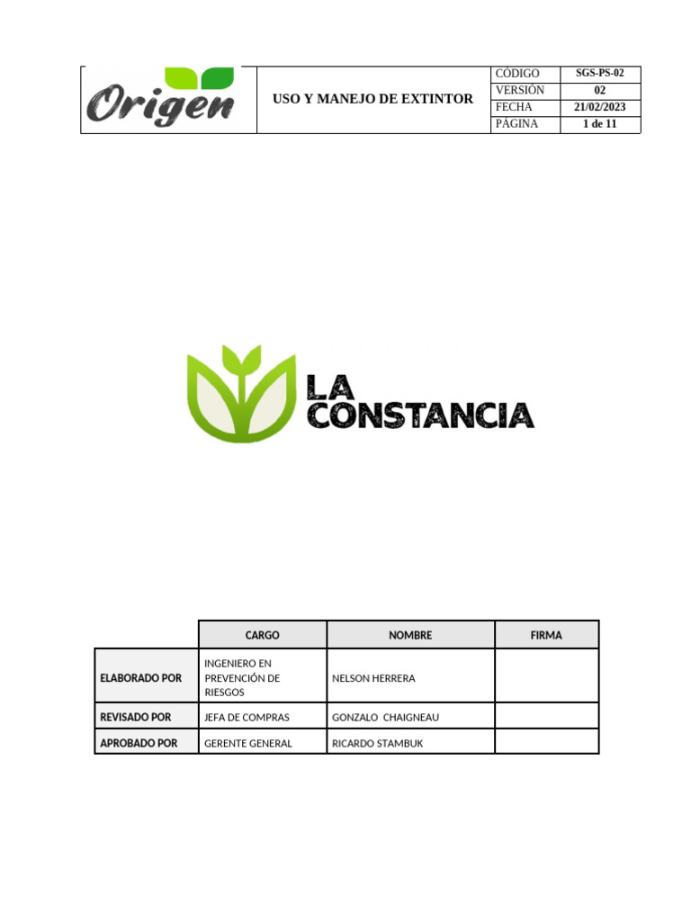 SGS-PS-02 Procedimiento para Selección Uso Mantenimiento y Reposición de Dotación y Epp - LC | PDF