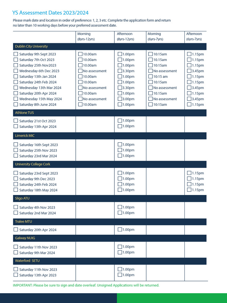 Ctyi Ys Assessment Brochure 2023 24 Web | PDF