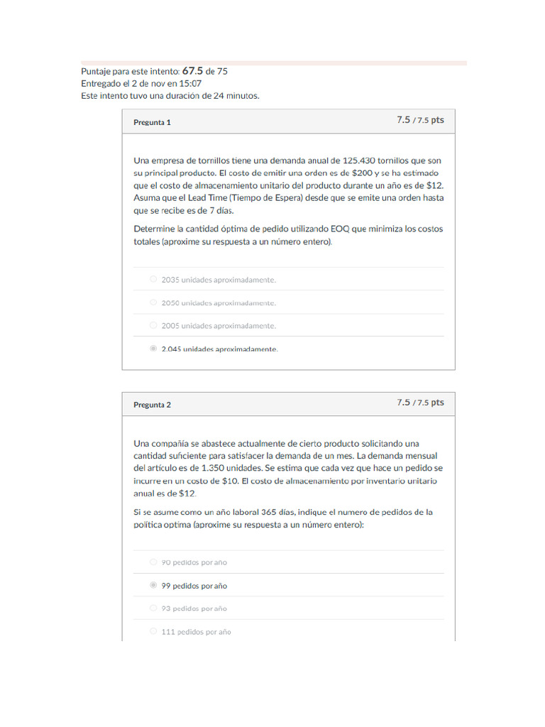 MODELOS DE TOMA DE DECISIONES QUIZ 1 ESCENARIO3 | PDF