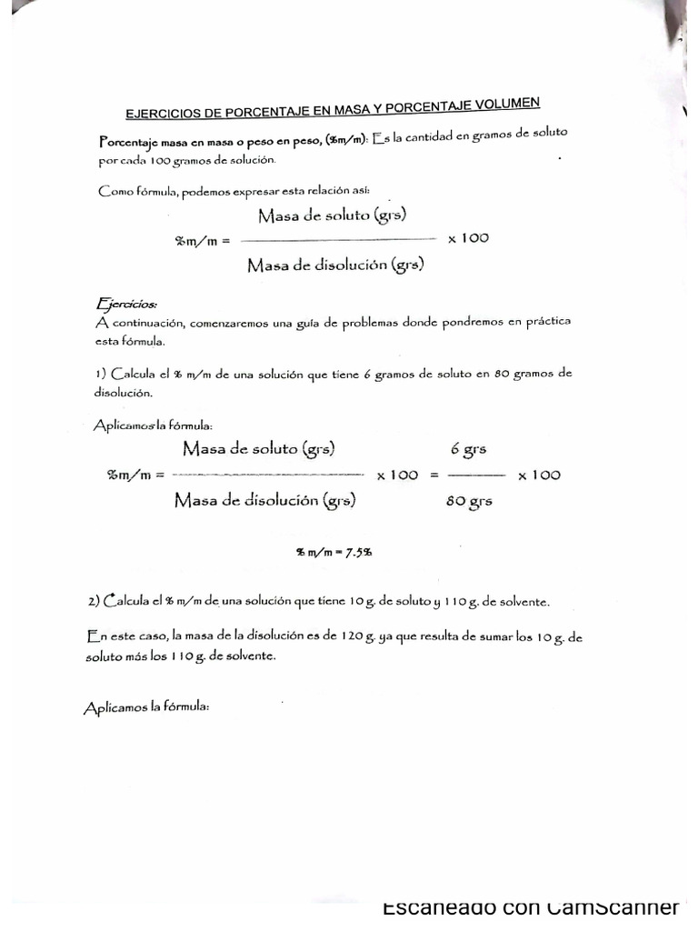 Tp8 Concentraciones | PDF