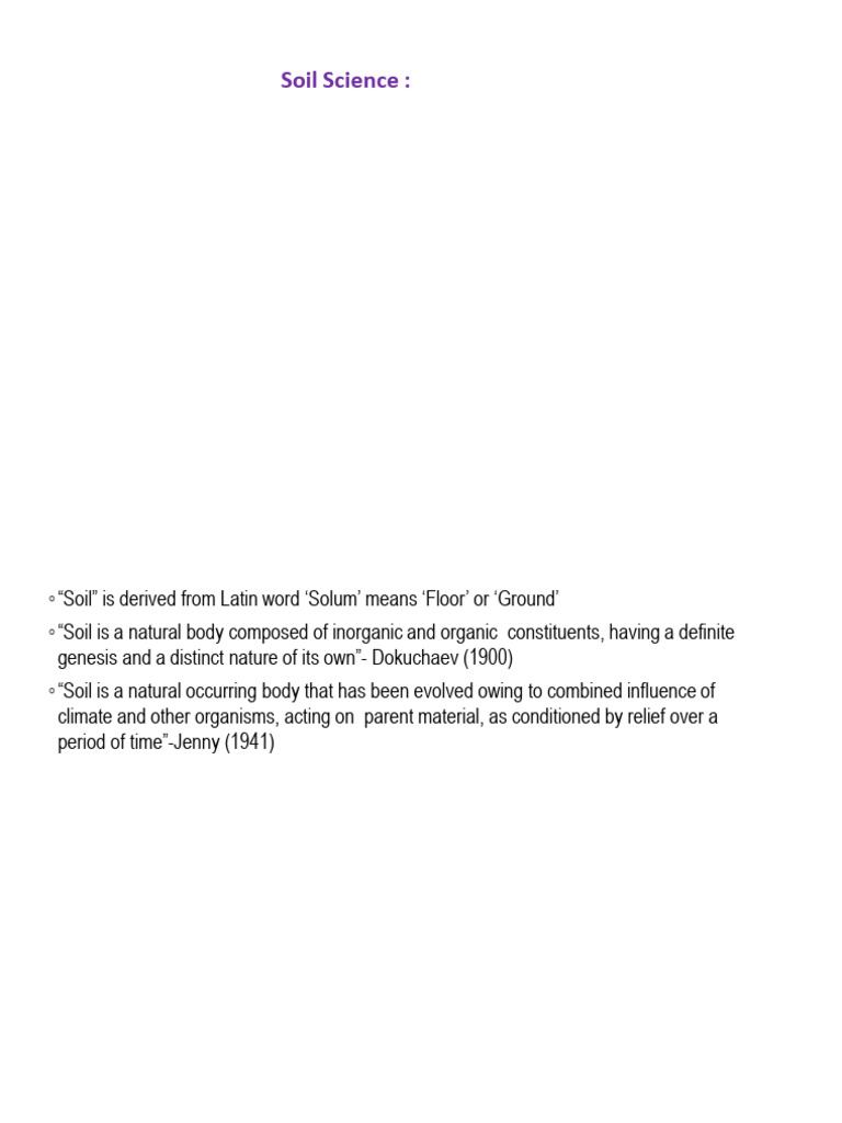 Fundamentals of Soil Science, 28.11.24 | PDF | Soil | Organic Matter