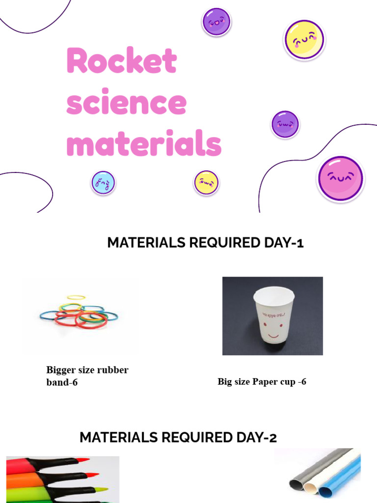 Rocket Science Class Materials | PDF