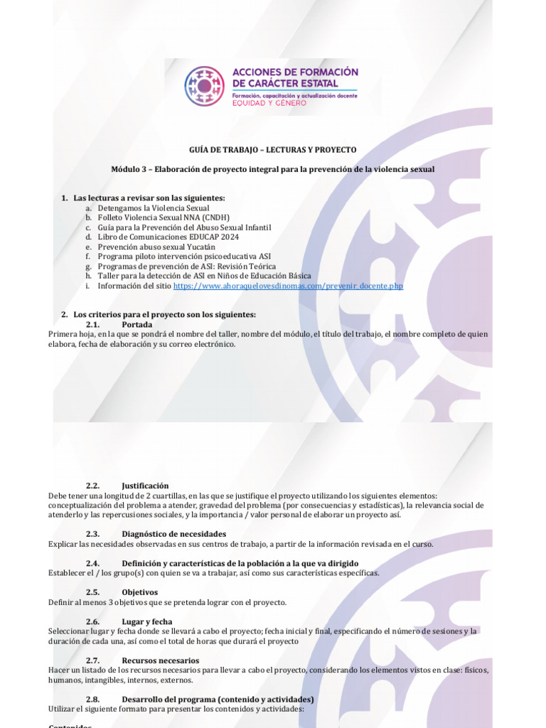 Módulo3 - Guía de Trabajo | PDF